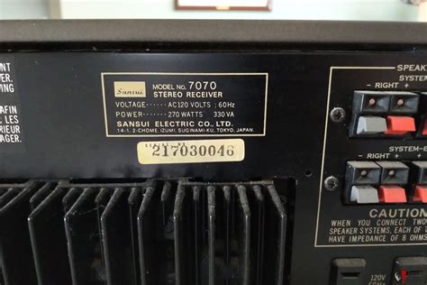 Sansui 7070 Receiver Amplifier Photo 4206466 Uk Audio Mart