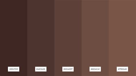 The Best 15 Dark Brown Color Palette Combinations