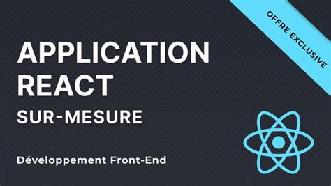 je vais développer votre application avec react par blackcygnus