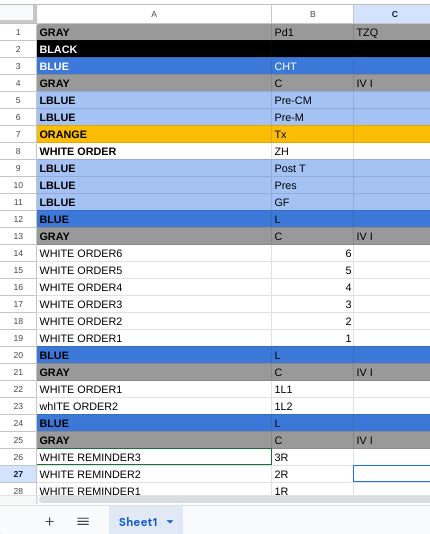 Excel Identify A Section And Reorder Rows In The Section Stack Overflow