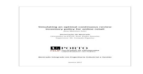 Pdf Simulating An Optimal Continuous Review Inventory Policy Dokumen Tips
