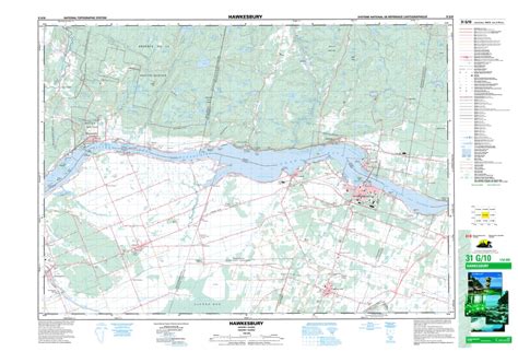 Hawkesbury On 031g10 Canmatrix Map By Natural Resources Canada