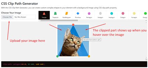 Css Clip Path Generator Tool Misc
