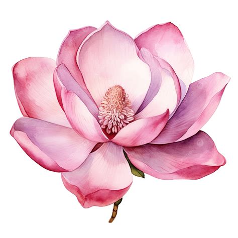 수채화 목련 꽃 로맨틱 공장 혼례 Png 일러스트 및 이미지 에 대한 무료 다운로드 Pngtree