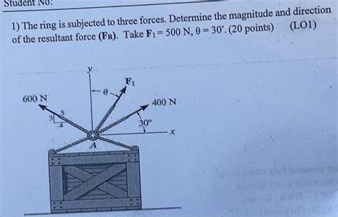 Solved 2 Replace This System With An Equivalent Resultant