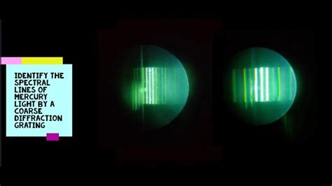 Identify The Spectral Lines Of Mercury Light By A Coarse Diffraction