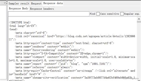 Jmeter113——提取html中元素的css Selector Extractorjmeter提取响应html页面数据 Csdn博客