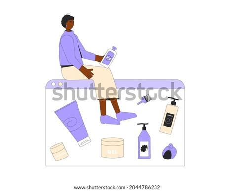 Curly Girl Method Routine Tips Woman Stock Vector Royalty Free Shutterstock