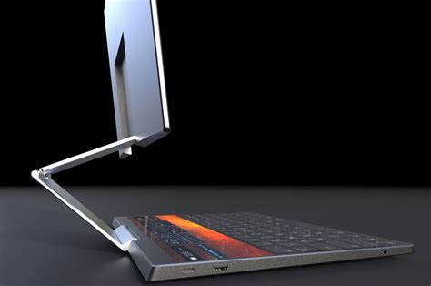 This Laptop Uses A Patented Hinge To Transform Into An Ergonomic Workstation Anywhere Yanko