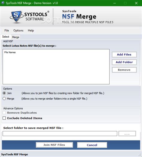 NSF Merge Software Download Softpedia