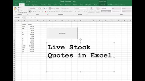 Download Stock Quotes To Excel Spreadsheet With How To Import Share Price Data Into Excel Market