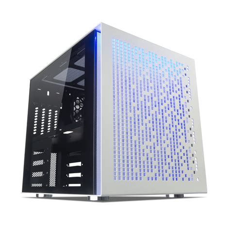 Tecware White Quad Tg Rgb Matxmitx Gaming And B2b Chassis W 1 X 200mm
