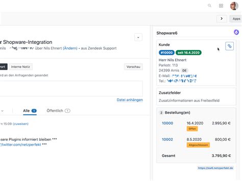 Shopware 6 Integration App Integration With Zendesk Support