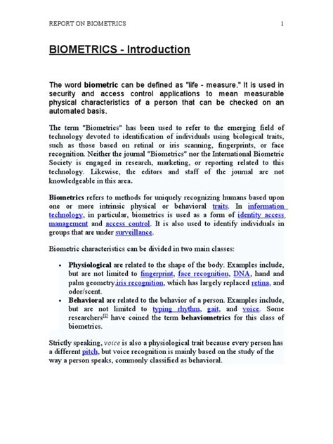 biometrics download free pdf biometrics authentication