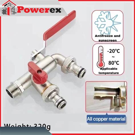 Faucet Brass Threaded Connection Durable High Temperature Resistant Outdoor Faucet Garden