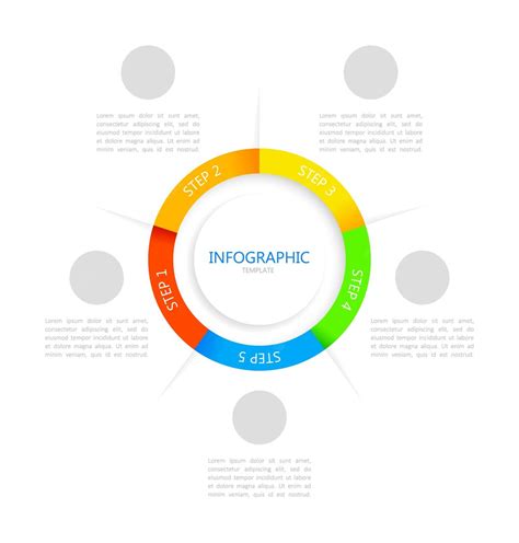 Premium Vector Circle Infographic Chart Design Template