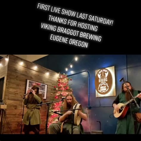 First Live Show In Over A Year Biko Alone Usually Sings This One Viking Braggot Brewing Thanks