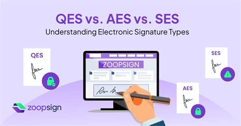 Qes Vs Aes Vs Ses Understanding Electronic Signature Types Sunny