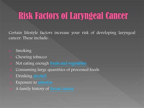 Larynx Throat Cancer Symptoms