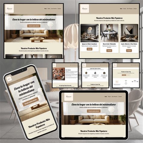 Interior Design Website Bootstrap 5 Y Html5 Template Fácil De Editar