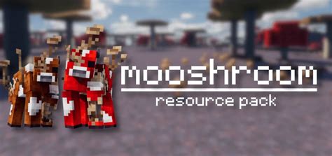 Mooshroom Texture Pack For Minecraft
