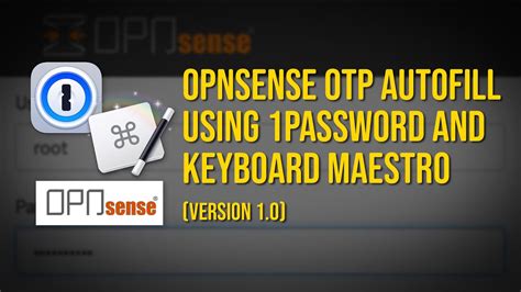 Using 1password Cli To Login To Opnsense With Concatenated Otp Codes