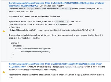 fix remaining warnings from danger · issue 170 · nimblehq android templates · github