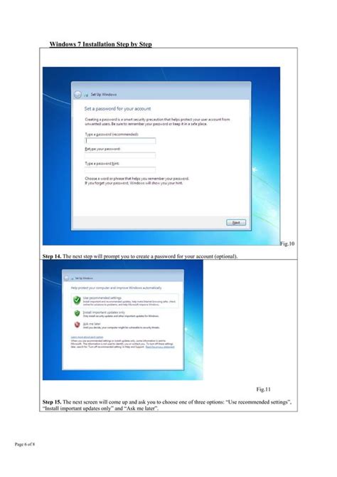 Windows Installation Step By Step PDF