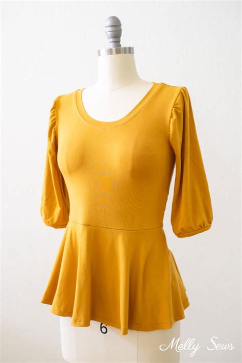 How To Sew A Puff Sleeve Free Diy Video Tutorial Melly Sews