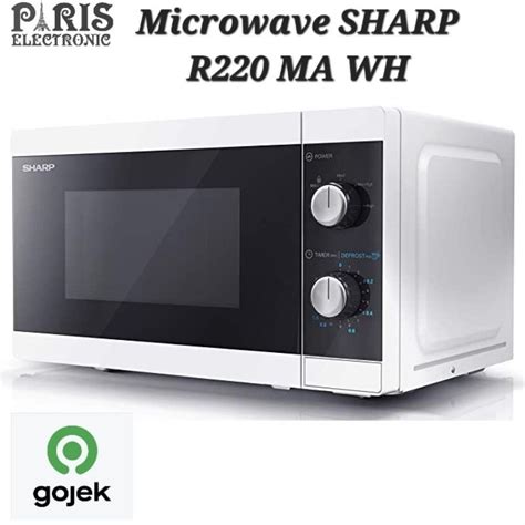 Jual Microwave Sharp 20l R220 Ma Wh Shopee Indonesia