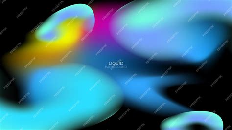 Premium Vector 3d Liquid Colorful Gradient Background Vector
