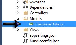 ASP NET CORE Adding Models Folder And Models Class To Project