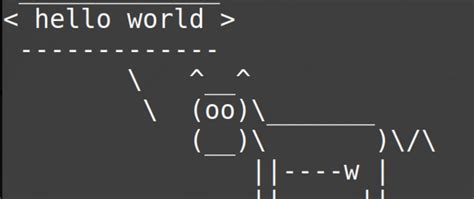 Linux Terminal Commands With Cowsay Dev Community