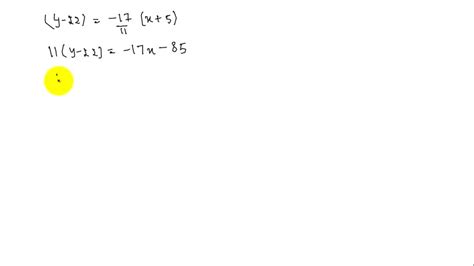Solveda Use The First And Last Data Points To Find A Linear Model For