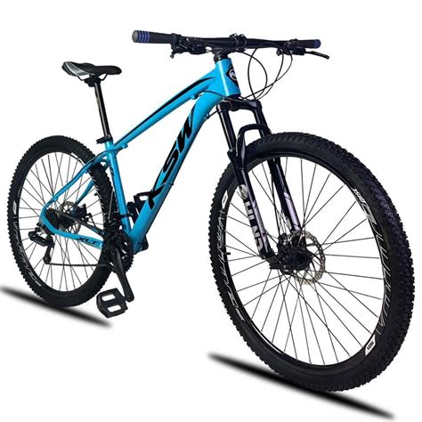 Bicicleta Aro 29 Ksw Xlt Aluminio Câmbios Shimano 21v Disco Netshoes