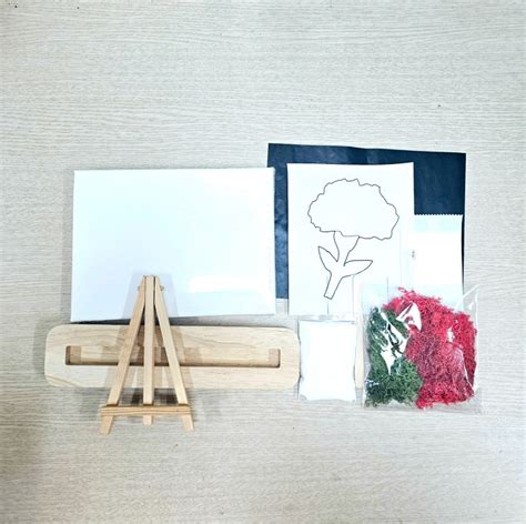 스칸디아모스 카네이션 만들기 Diy 캔버스액자 감사의달 어버이날 수업용교재 네이버 블로그
