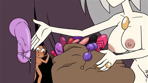 Rule 34 Accurate Art Style Amulet Anal Beads Bag Big Breasts Big Dildo Breasts Brown Hair