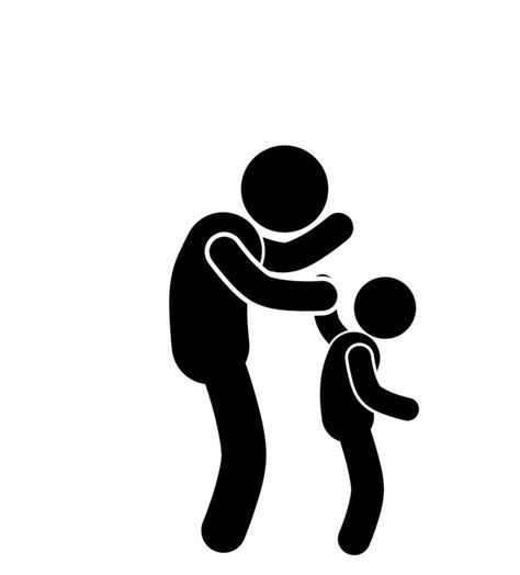 Father And Son Vector Illustration 28209566 Vector Art At Vecteezy