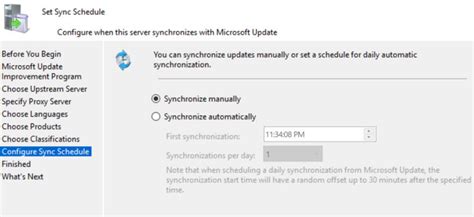 Wsus Configuration