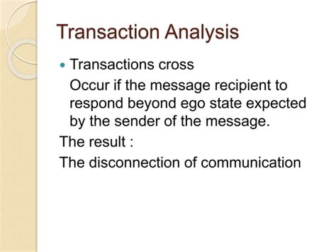 Transactional Analysis Pptx Science