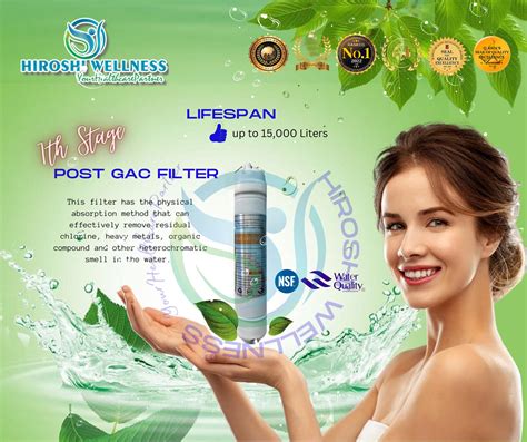 7th Stage POST GAC FILTER Hiroshi Wellness