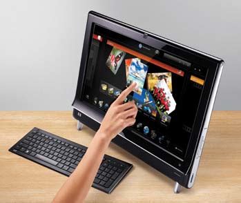 Technology Always Change Everyday Hp Touchsmart Touch Screen Desktop Pc