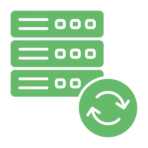 백업 아이콘 프리미엄 벡터