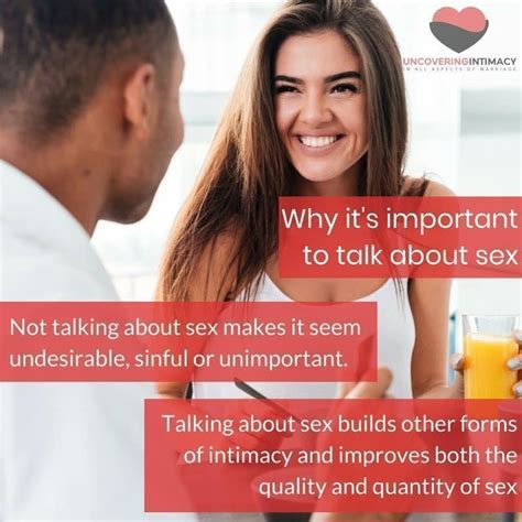 Why Its Important To Talk About Sex Uncovering Intimacy