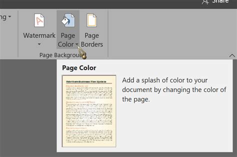 Microsoft Word Change Color Of Page Rotheavy