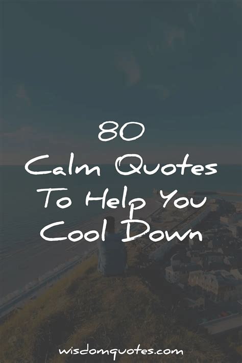 Calm Down Quotes