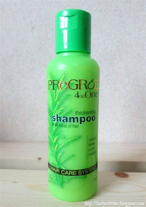 Lucky Citrine Pregroe Thickening Shampoo And Conditioner