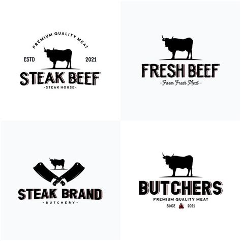 Meat Logo Vector Art Icons And Graphics For Free Download
