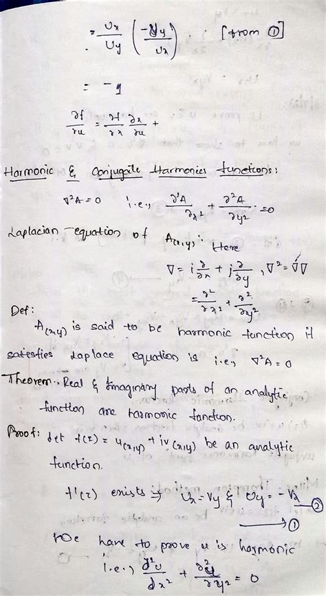 Solution Mathematics Harmonics And Conjugate Harmonics Funtions With Solution Mathematics Harmonics And Conjugate Harmonics Funtions With