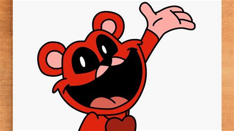 How To Draw Bobby Bearhug Step By Step Smiling Critters Poppy Playtime YouTube
